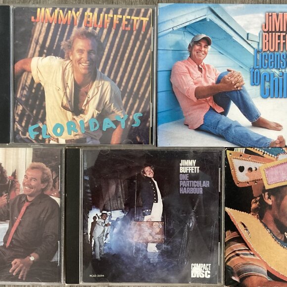 Media | Lot Of 5 Jimmy Buffet Cds Compact Discs | Poshmark
